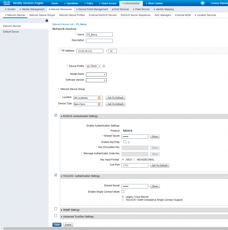 F5 LTM and ISE 2.0 TACACS Integration - PacketNotes.com
